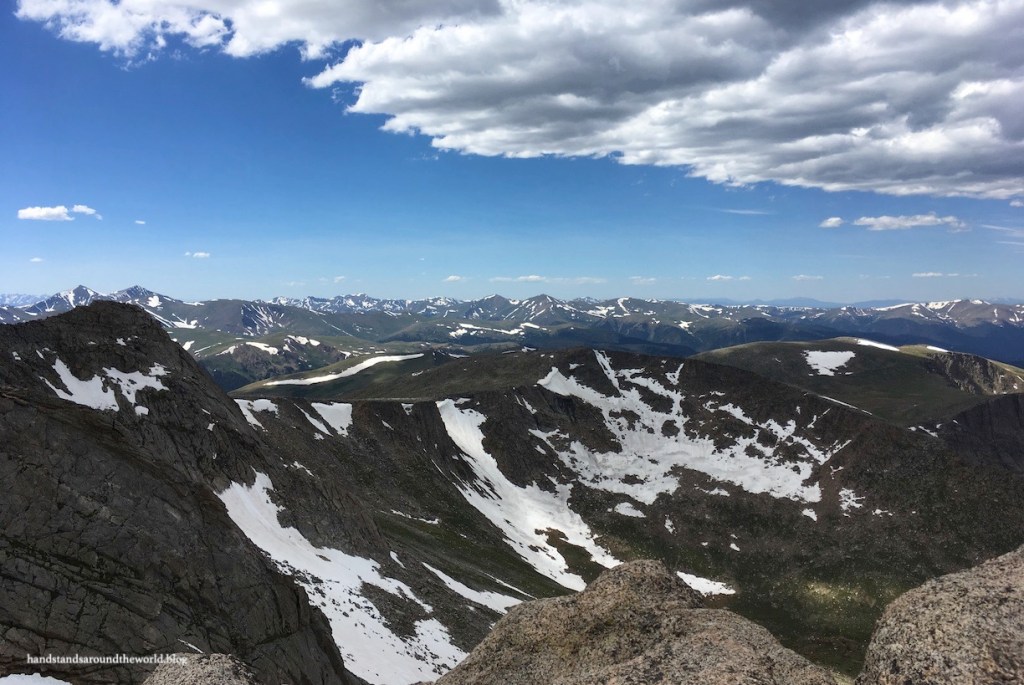 Colorado 14er #3: Mount Blue Sky – Handstands Around the World
